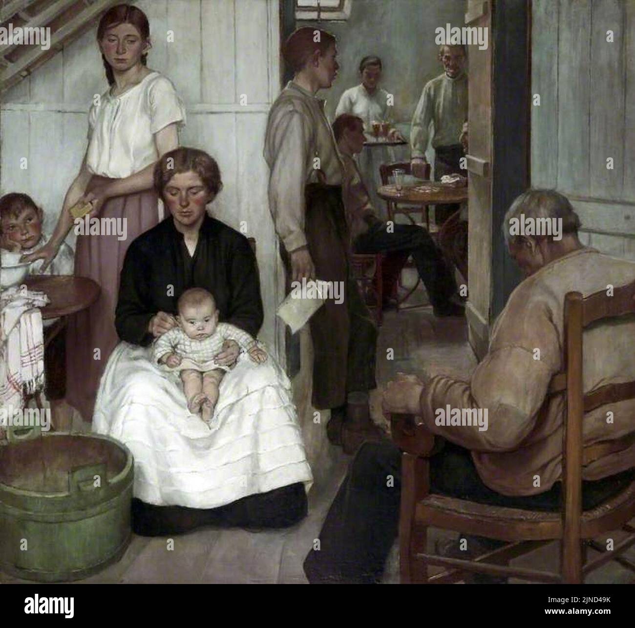 The Back Parlour, Café Loos, Étaples, France Stock Photo - Alamy