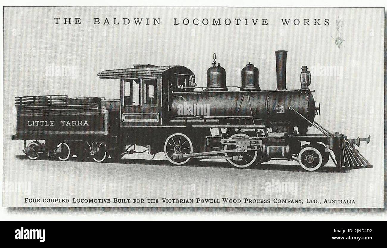 The Baldwin Locomotive Works - Four-coupled locomotive built for the ...