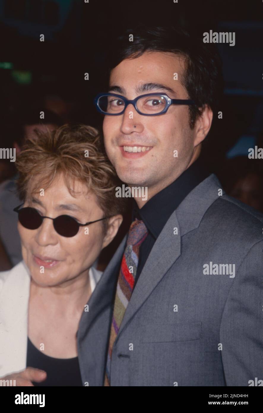 Yoko Ono and Sean Lennon attend the opening night of "Robin Williams ...