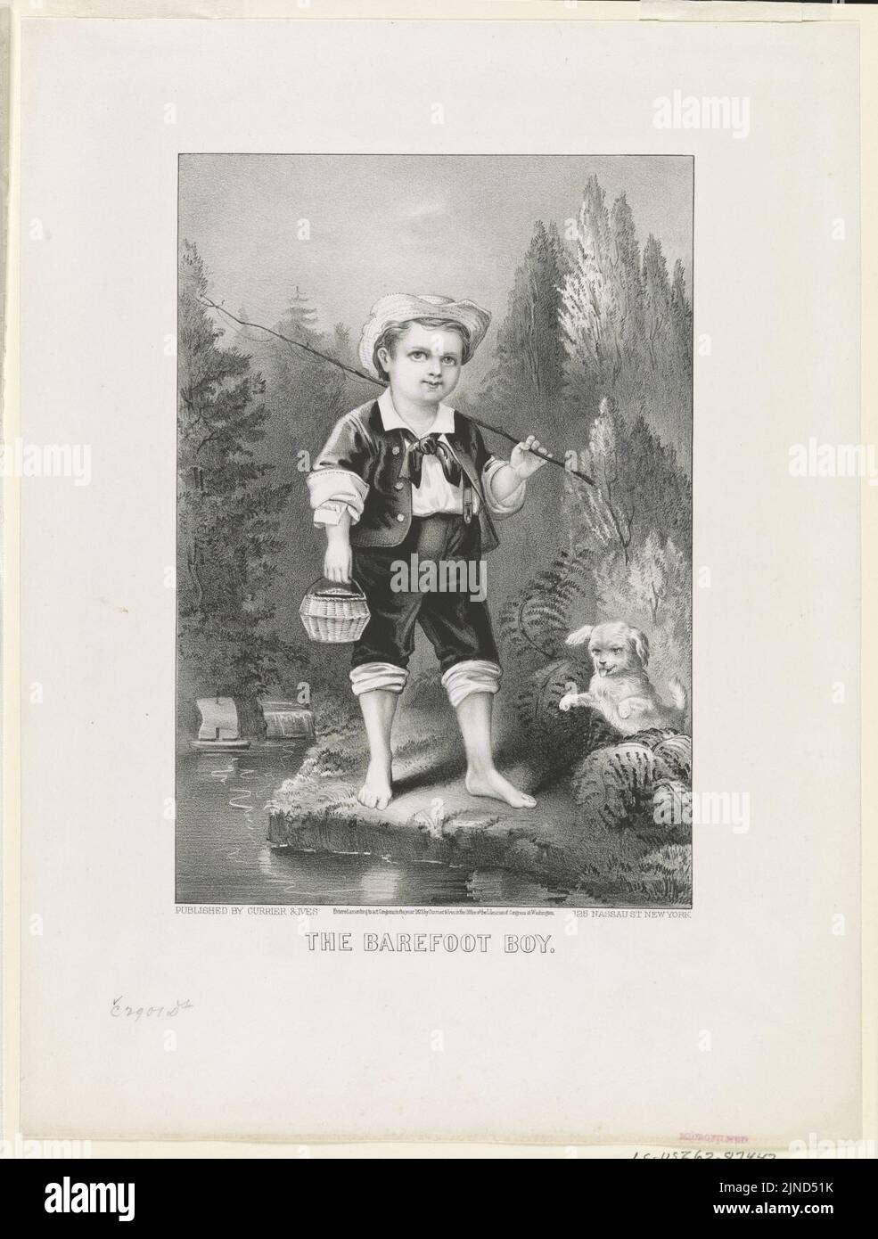 Barefoot boy vintage hi-res stock photography and images - Alamy