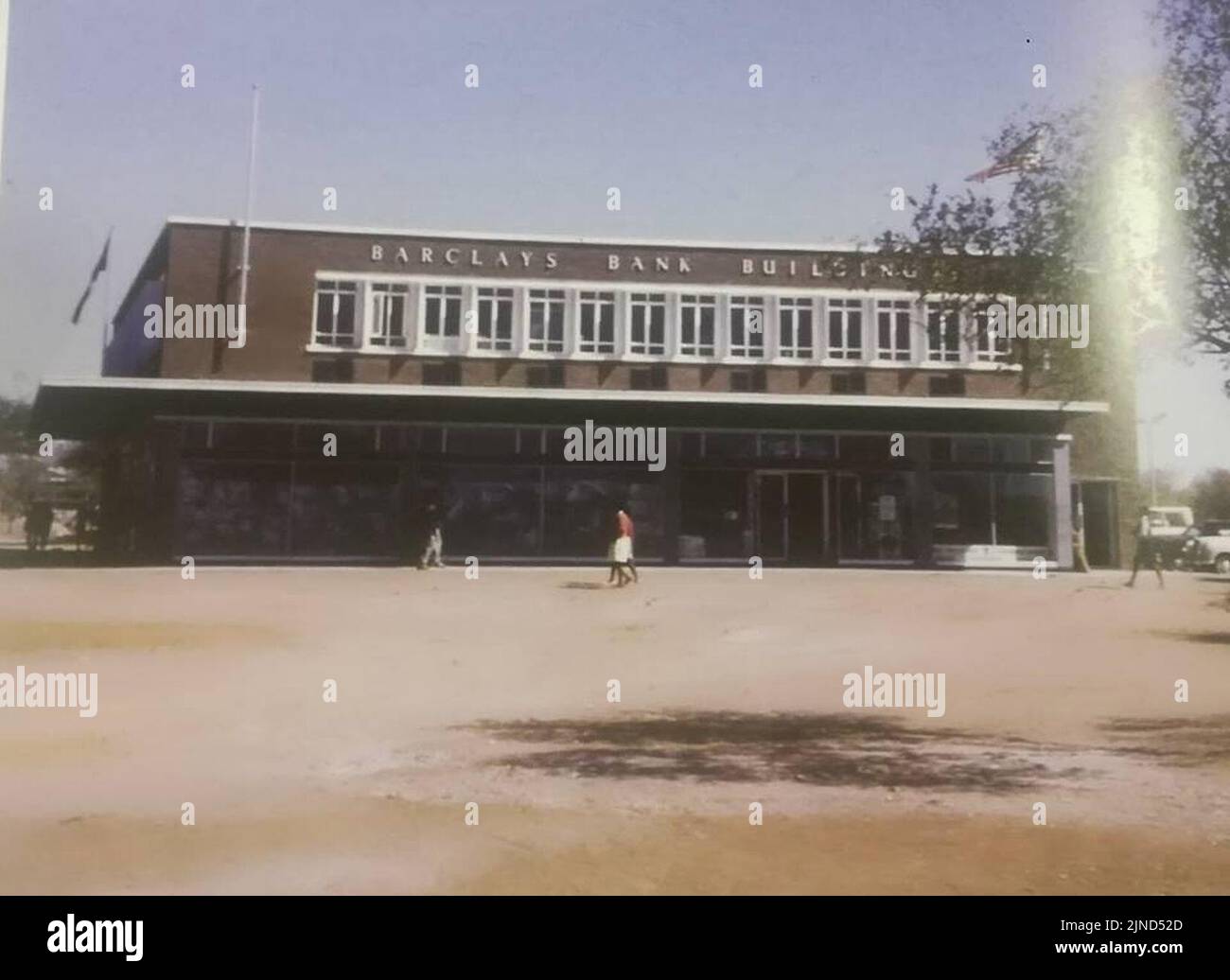 The Barclays Bank Building in Gaborone Main Mall Stock Photo - Alamy