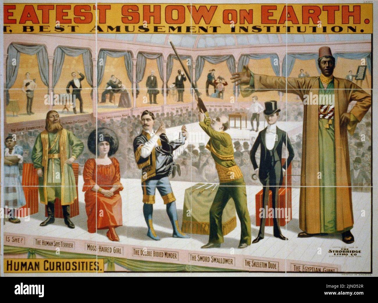 The Barnum & Bailey Greatest Show on Earth ... The Peerless Prodigies ...