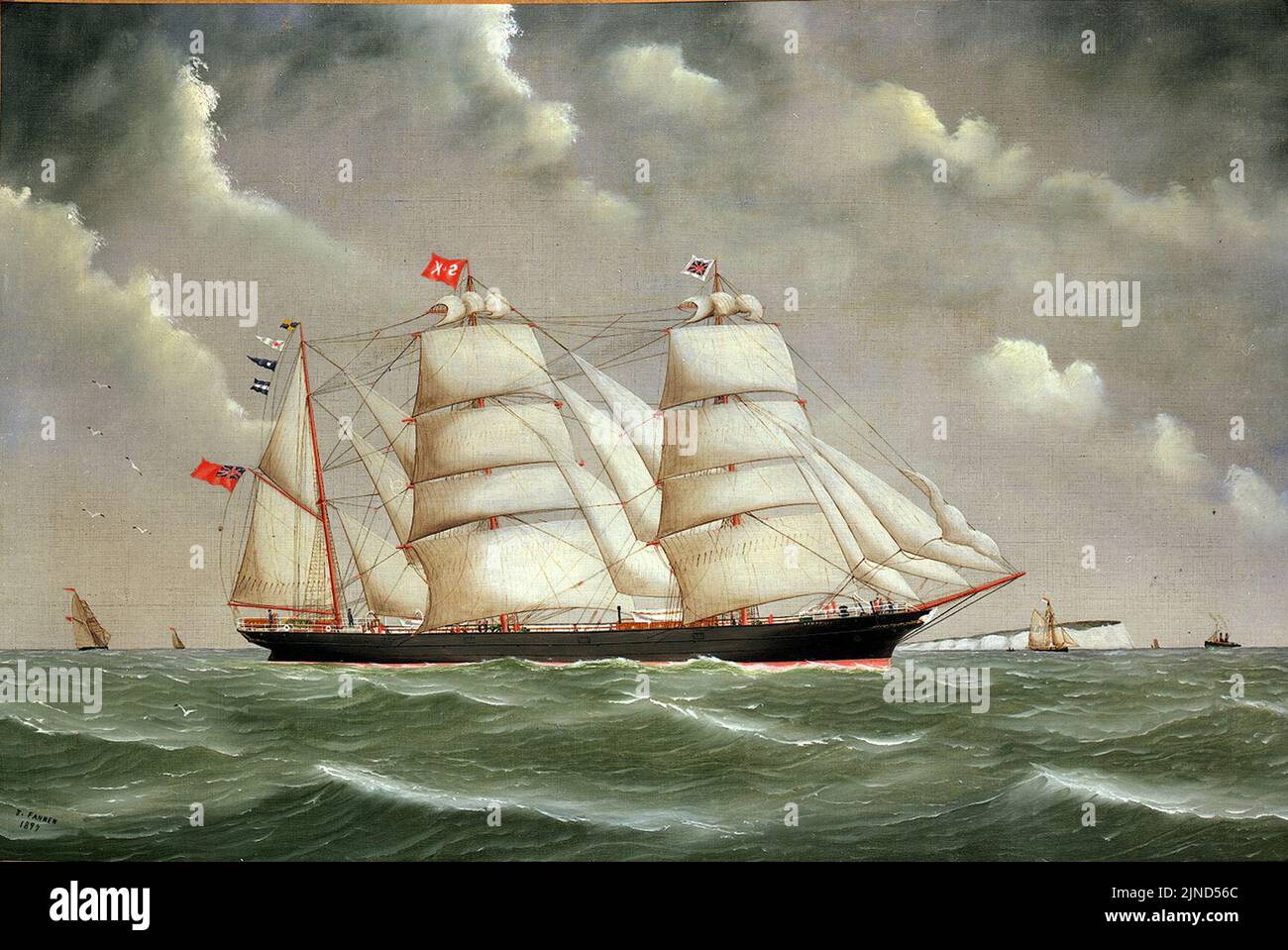 The barque Camphill Stock Photo - Alamy