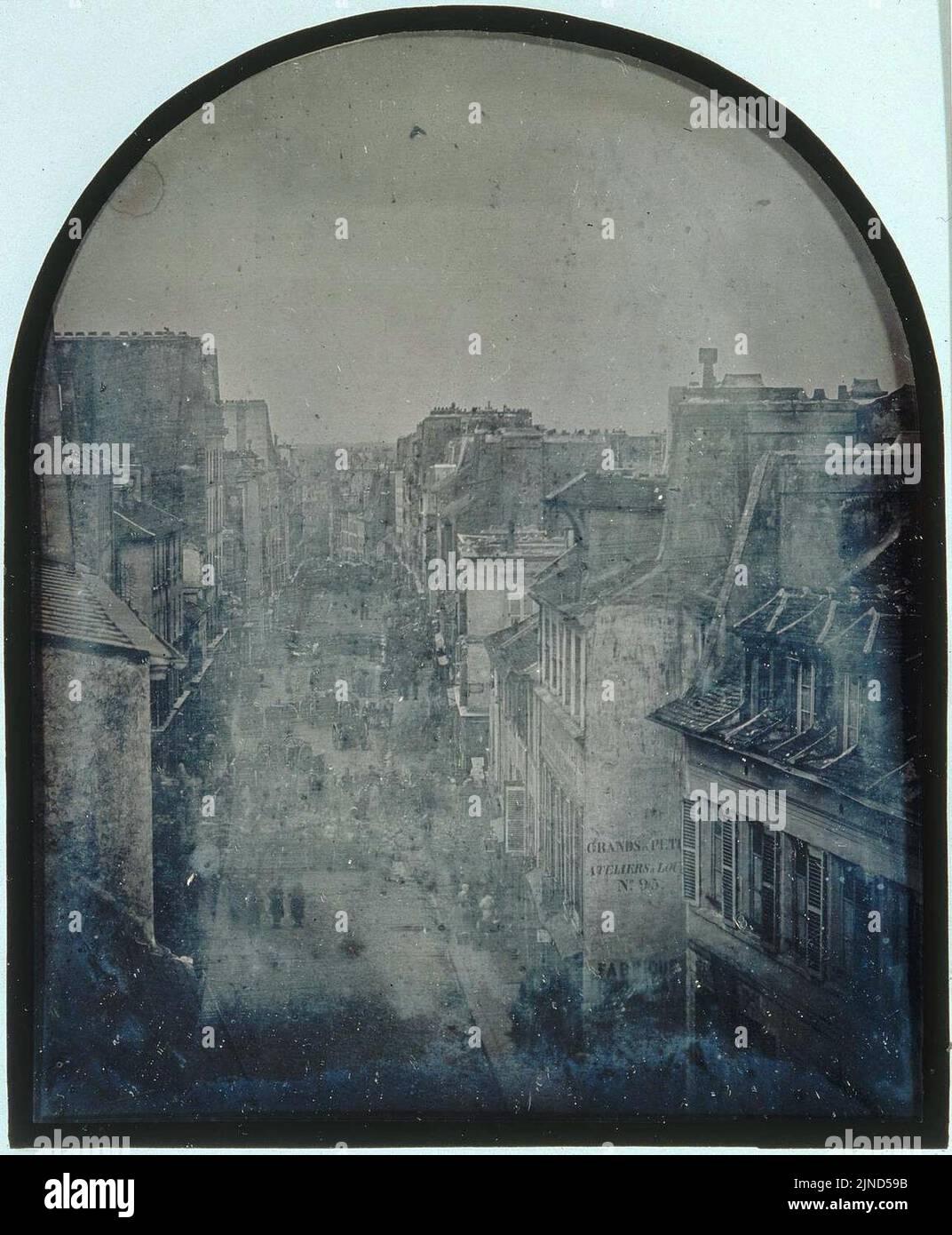 The Barricade in rue Saint-Maur-Popincourt after the attack by General ...