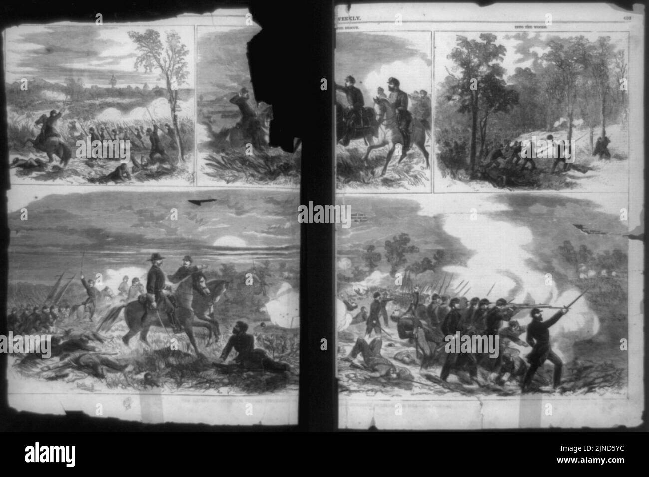 The Battle of Antietam, fought September 17, 1862 Stock Photo - Alamy