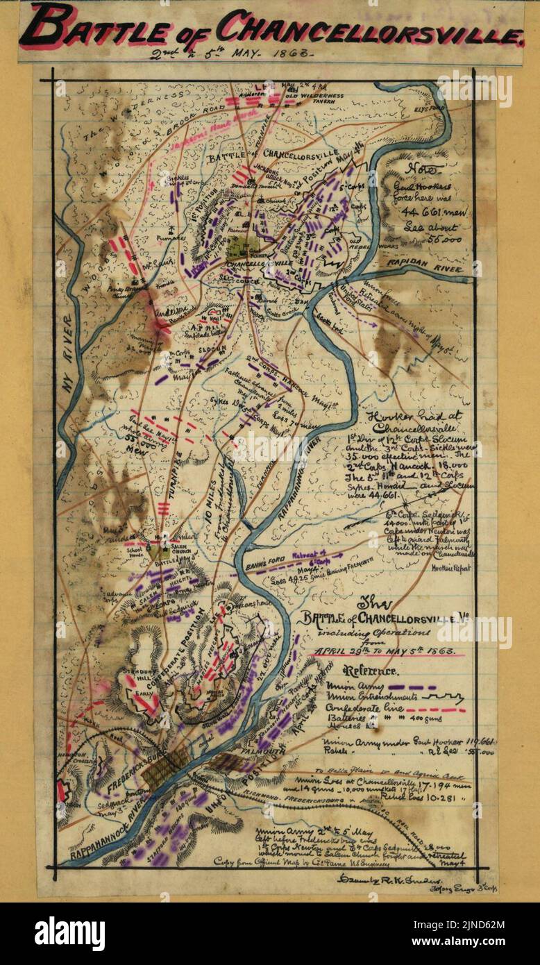 The Battle of Chancellorsville, Va., including operations from April ...