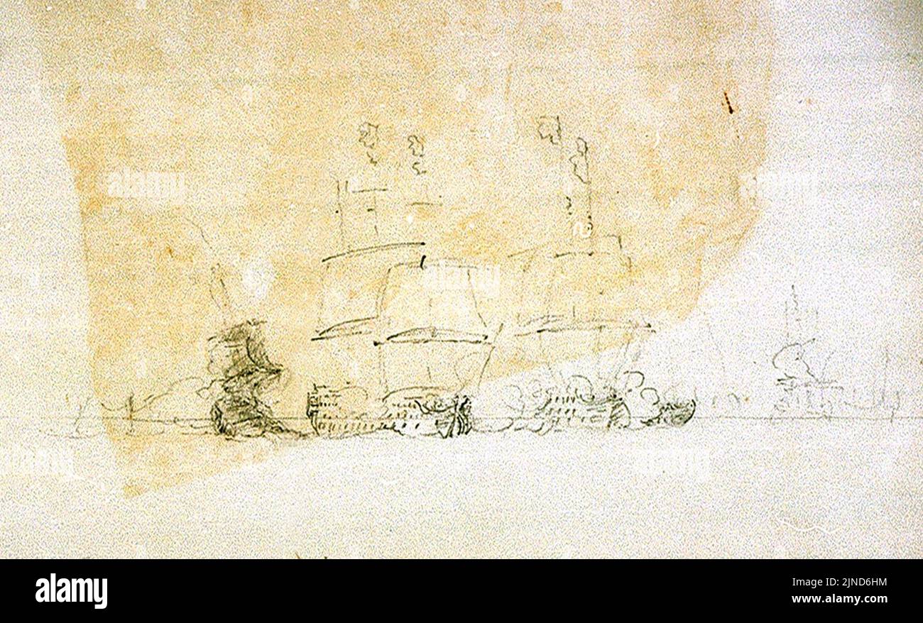 The Battle of Quiberon Bay, 20 November 1759 Stock Photo - Alamy