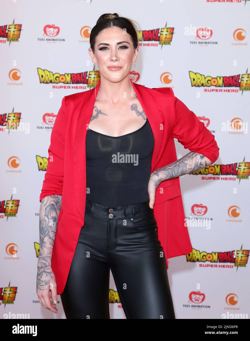 Los Angeles, USA. 10th Aug, 2022. Megan Anderson arrives at The North American red carpet ...