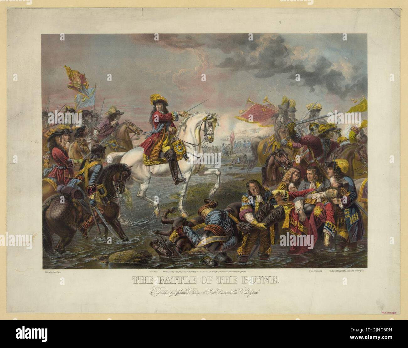 The Battle of the Boyne Stock Photo - Alamy