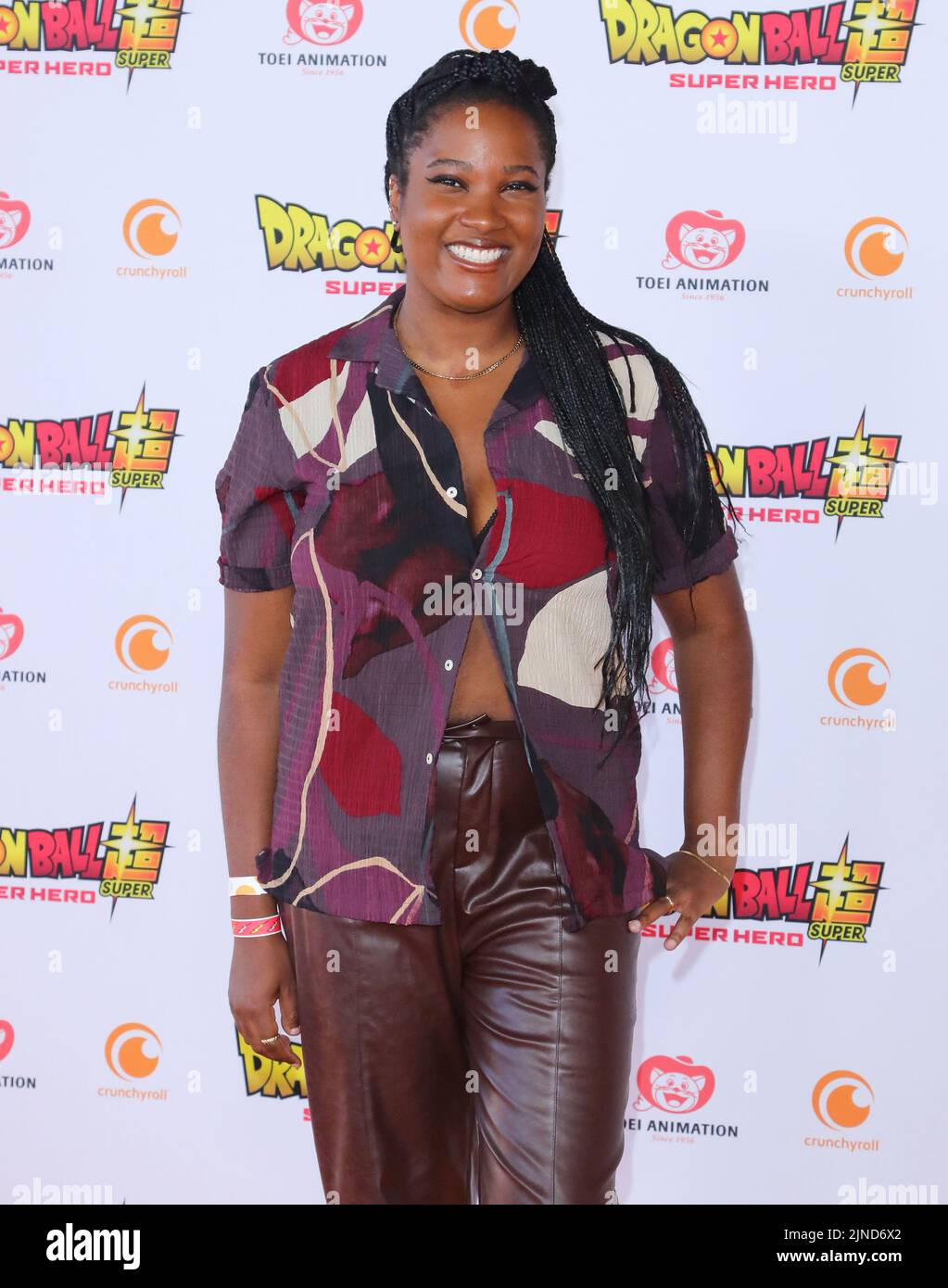 Los Angeles, USA. 10th Aug, 2022. Cheyenne Ewulu arrives at The North American red carpet ...