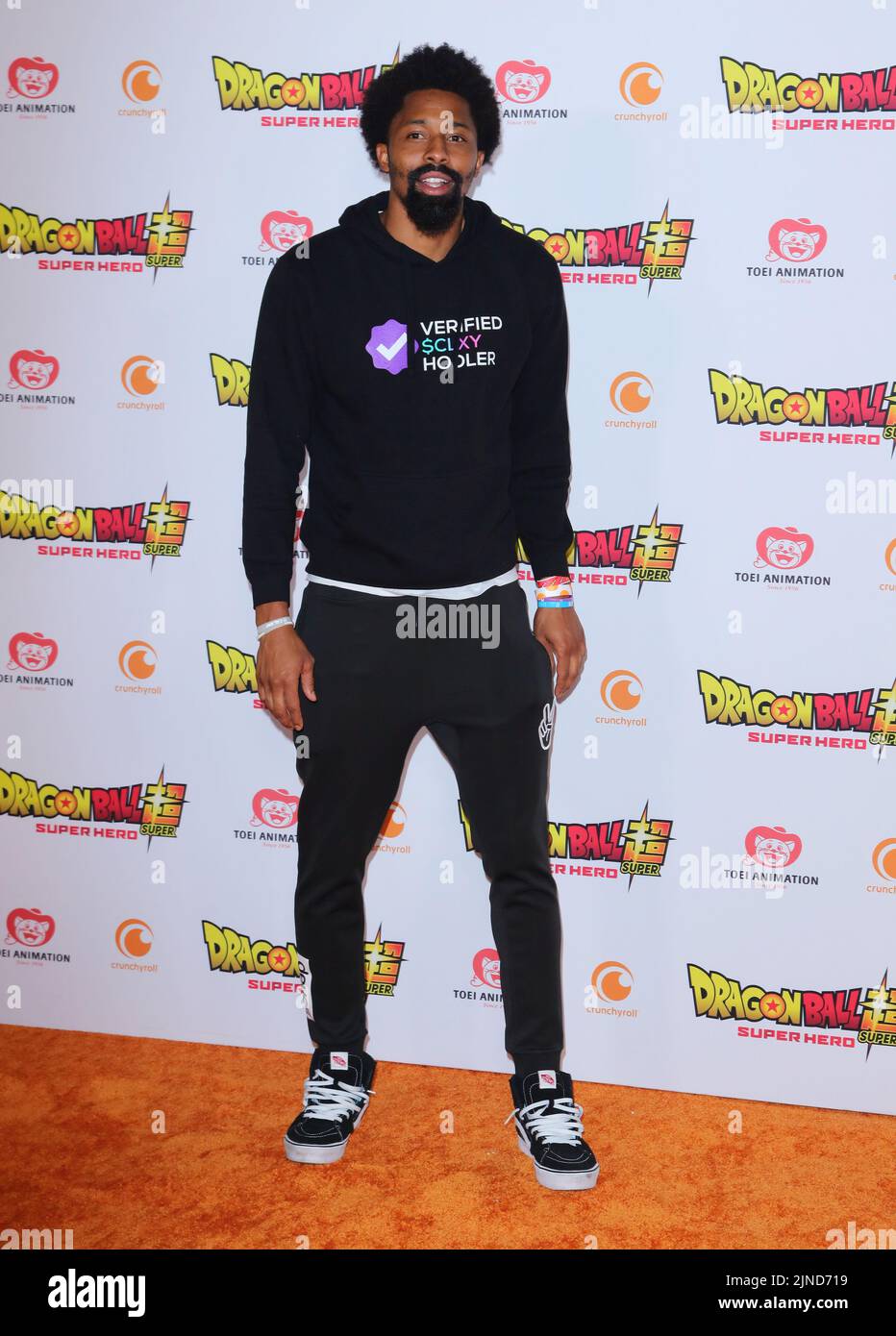 Los Angeles, USA. 10th Aug, 2022. Spencer Dinwiddie arrives at The North American red carpet ...