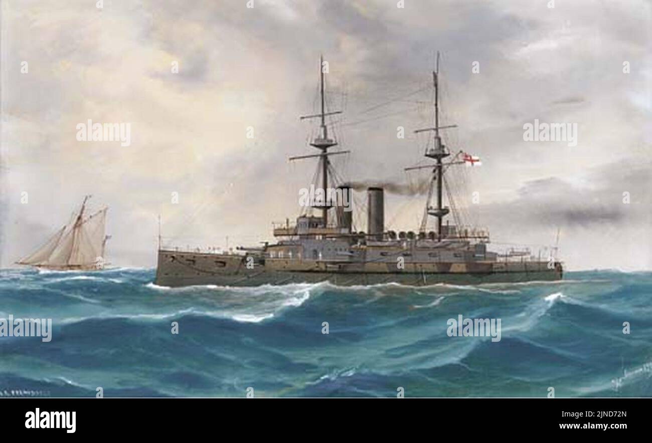 The battleship H.M.S. Formidable at sea 2005 CSK 05607 0434 (110726 ...