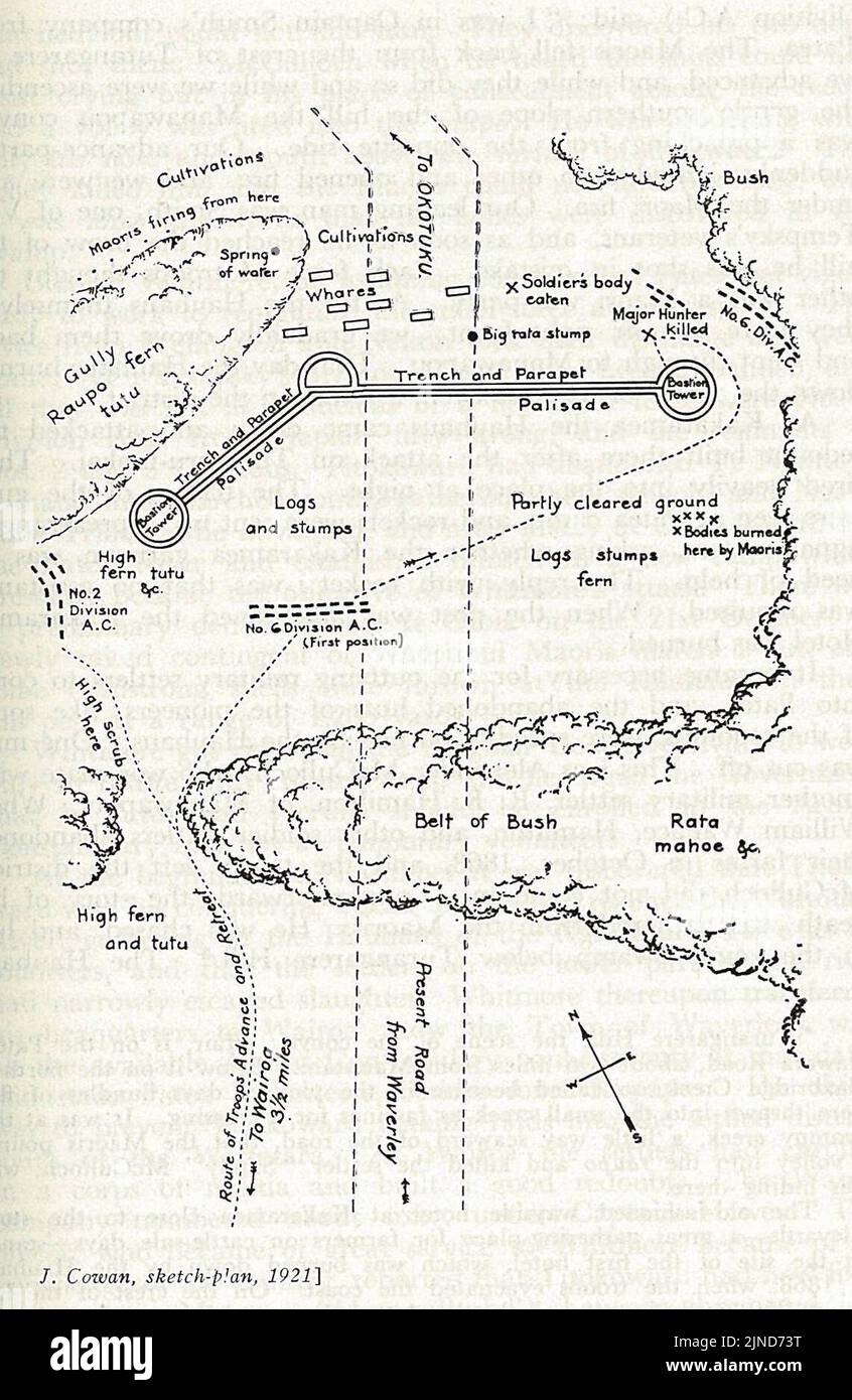 The battlefield of moturoa Stock Photo - Alamy