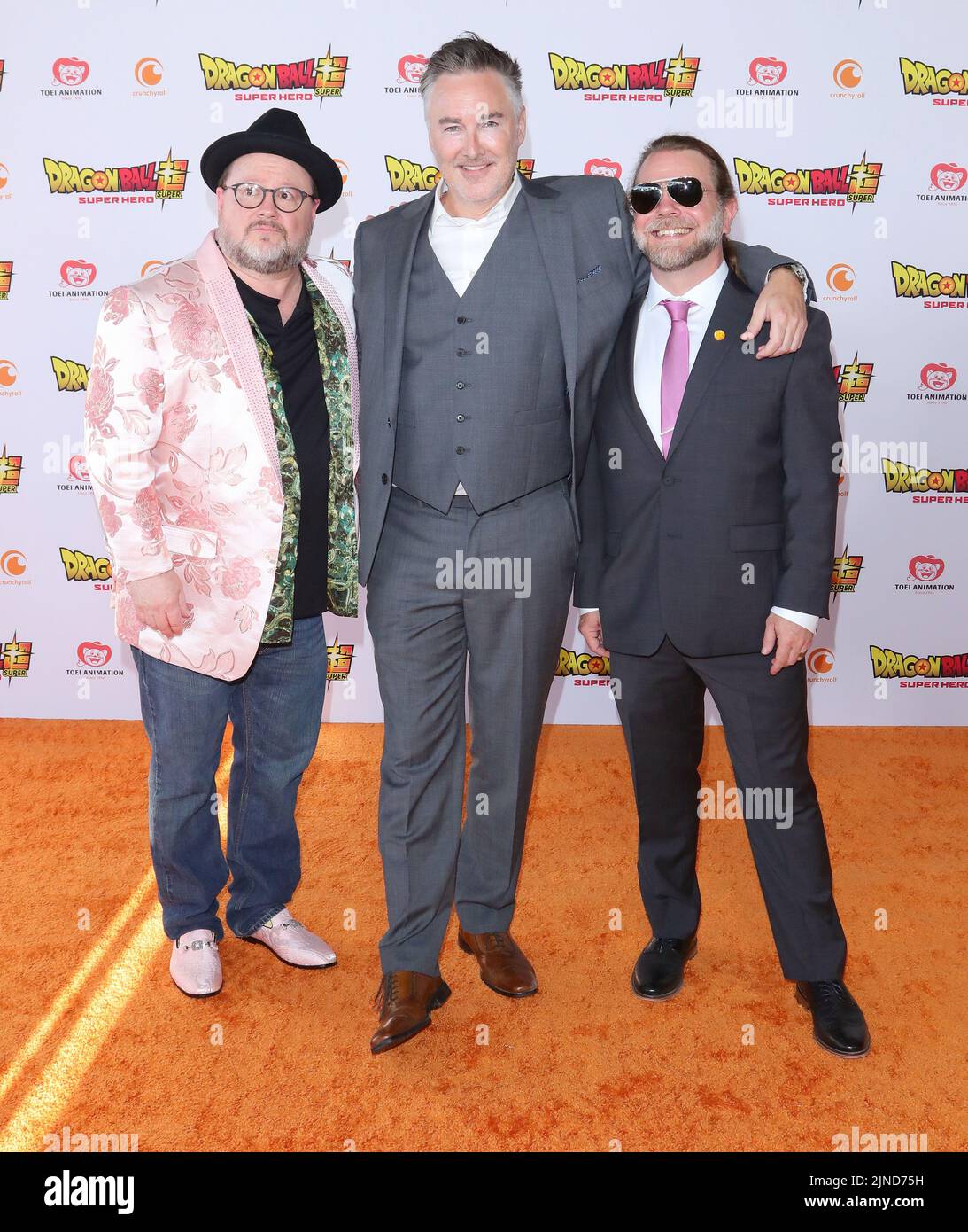 Los Angeles, USA. 10th Aug, 2022. Sony Strait, Dameon Clarke, Justin ...