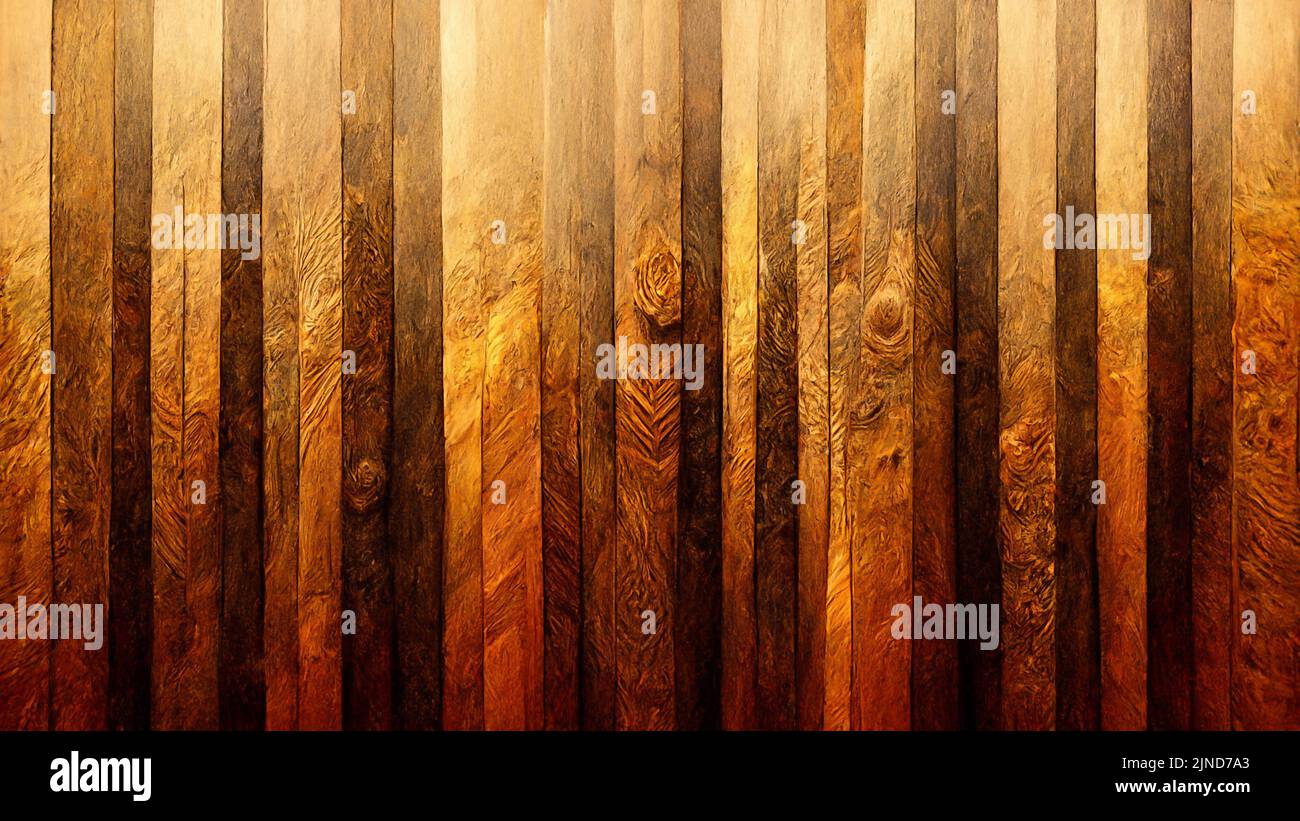 3D illustration Wooden texture background. Backdrop of wood planks ...