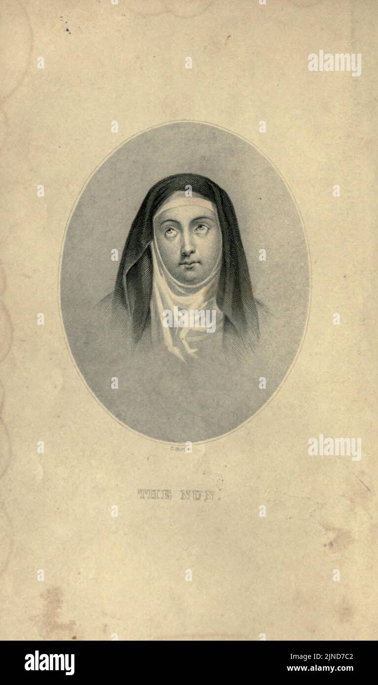 The Beautiful Nun (Maria Clementina Stock Photo - Alamy