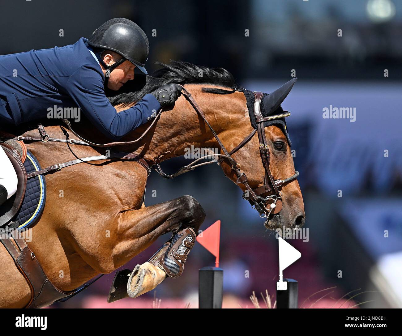 Herning, Denmark. 10th Aug, 2022. World Equestrian Games. Stables. Jens ...