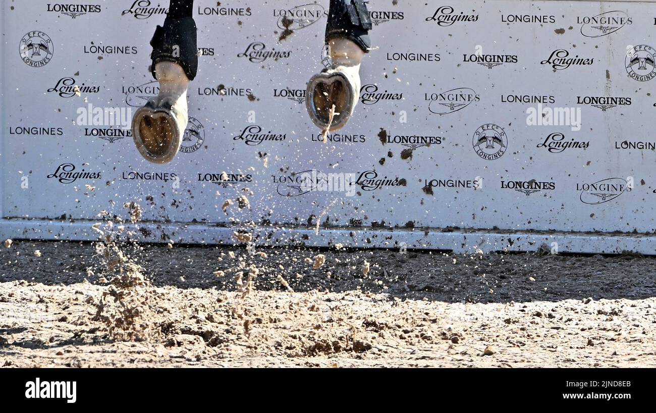 Herning, Denmark. 10th Aug, 2022. World Equestrian Games. Stables. A ...