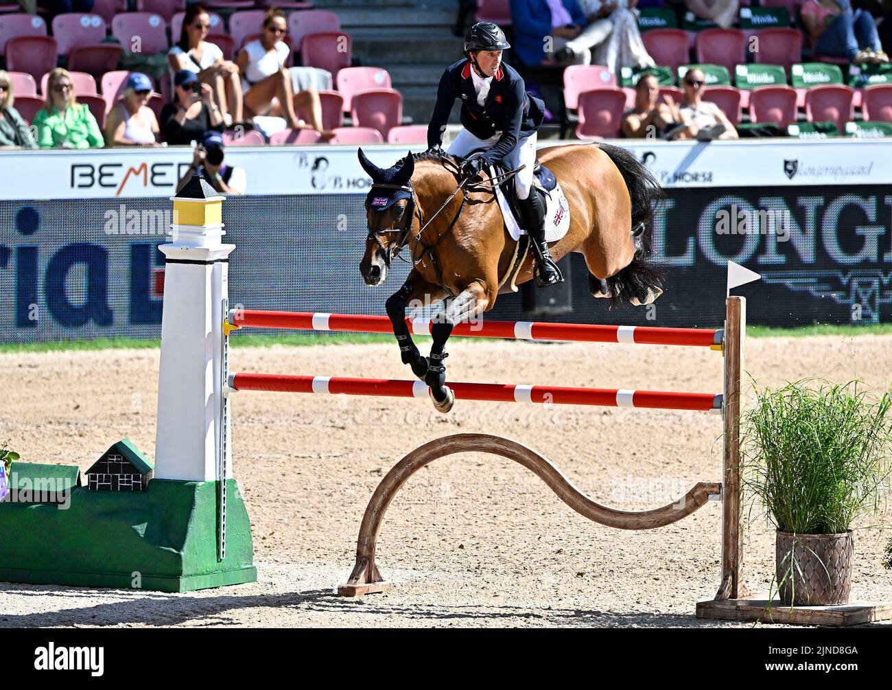 Herning, Denmark. 10th Aug, 2022. World Equestrian Games. Stables. Ben ...