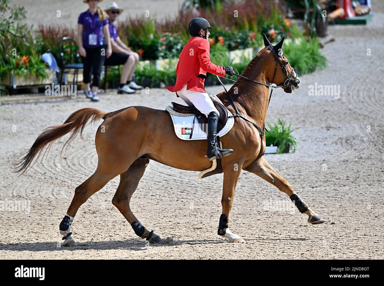 Herning, Denmark. 10th Aug, 2022. World Equestrian Games. Stables. Hani ...