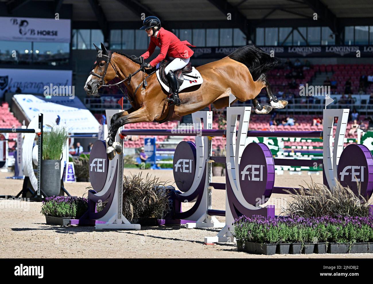 Herning, Denmark. 10th Aug, 2022. World Equestrian Games. Stables. Beth ...