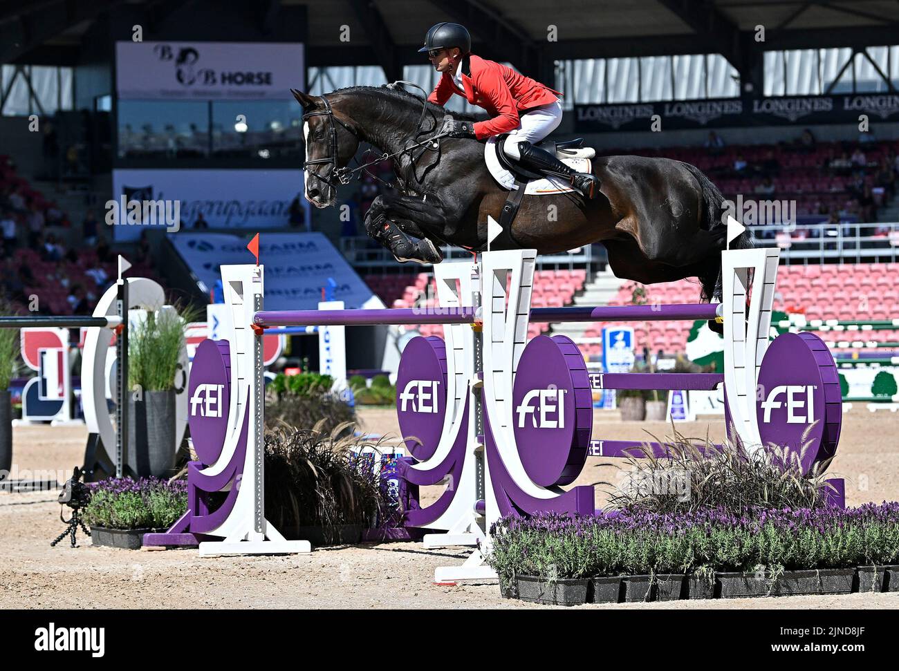 Herning, Denmark. 10th Aug, 2022. World Equestrian Games. Stables ...