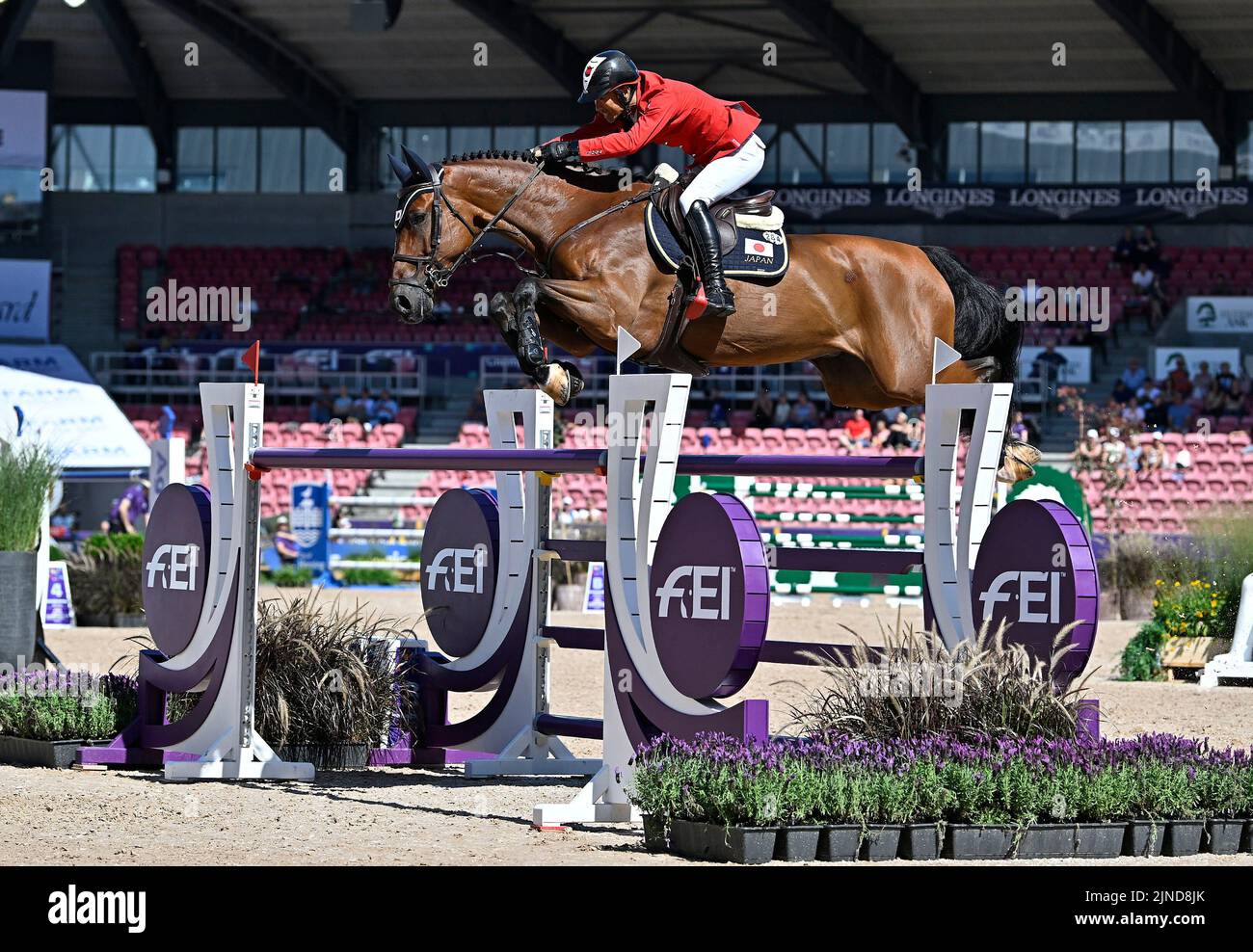 Herning, Denmark. 10th Aug, 2022. World Equestrian Games. Stables ...