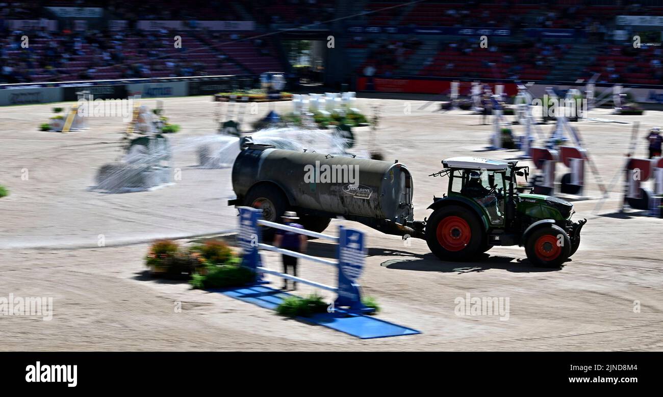 Herning, Denmark. 10th Aug, 2022. World Equestrian Games. Stables. A ...