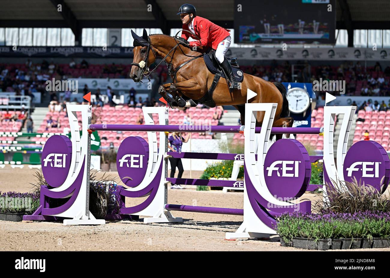 Herning, Denmark. 10th Aug, 2022. World Equestrian Games. Stables. Ales ...