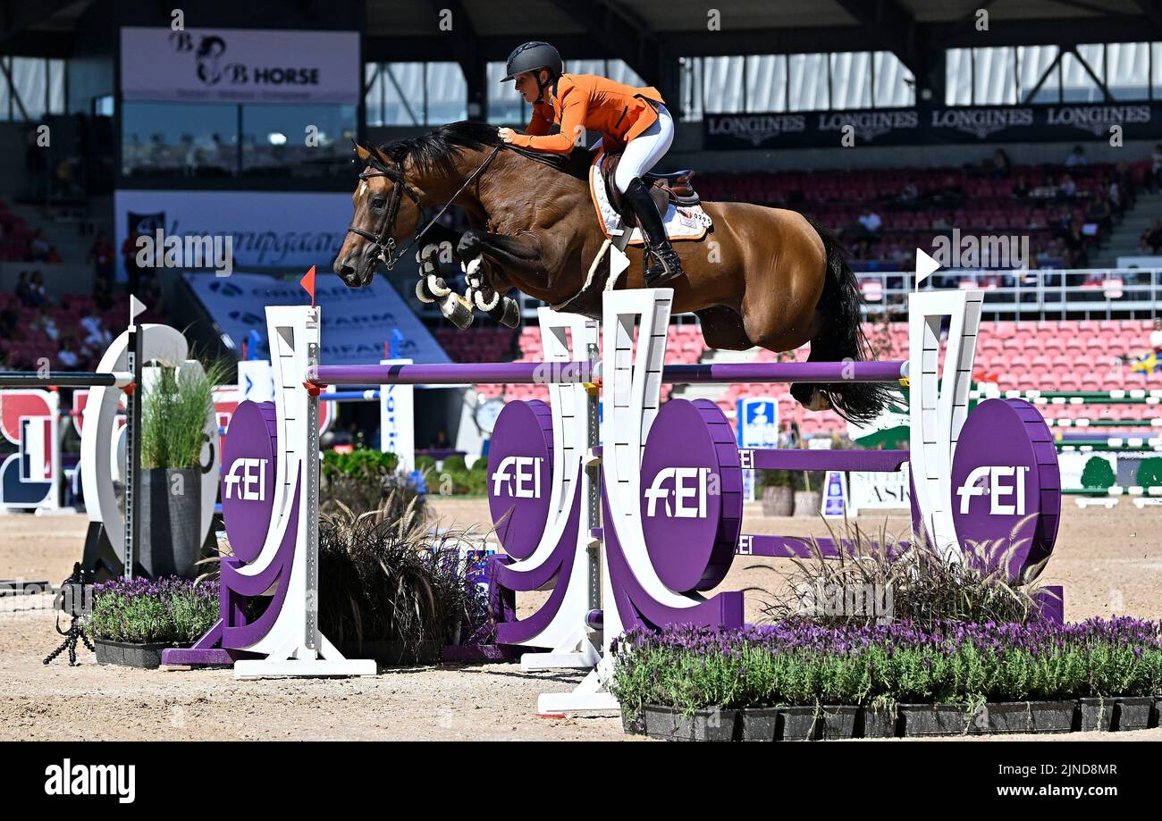 Herning, Denmark. 10th Aug, 2022. World Equestrian Games. Stables ...