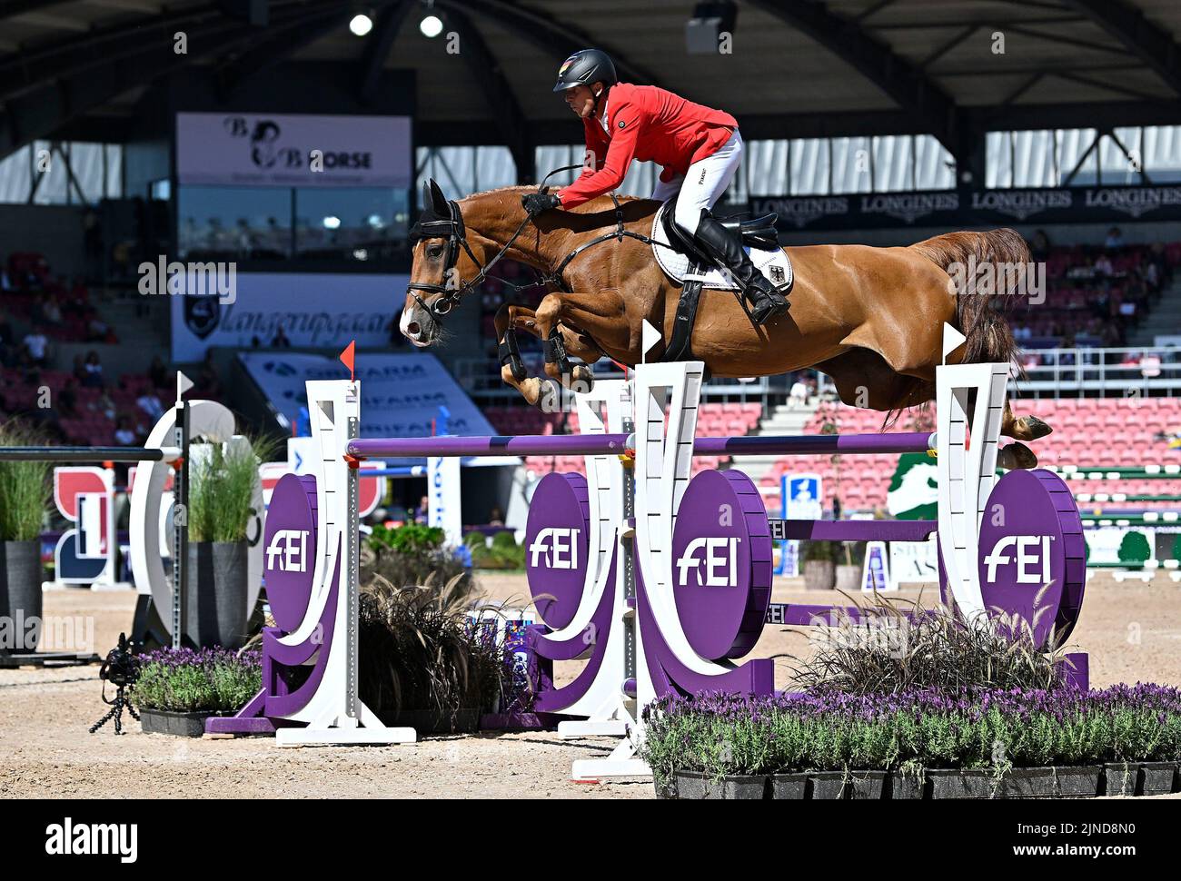 Herning, Denmark. 10th Aug, 2022. World Equestrian Games. Stables ...