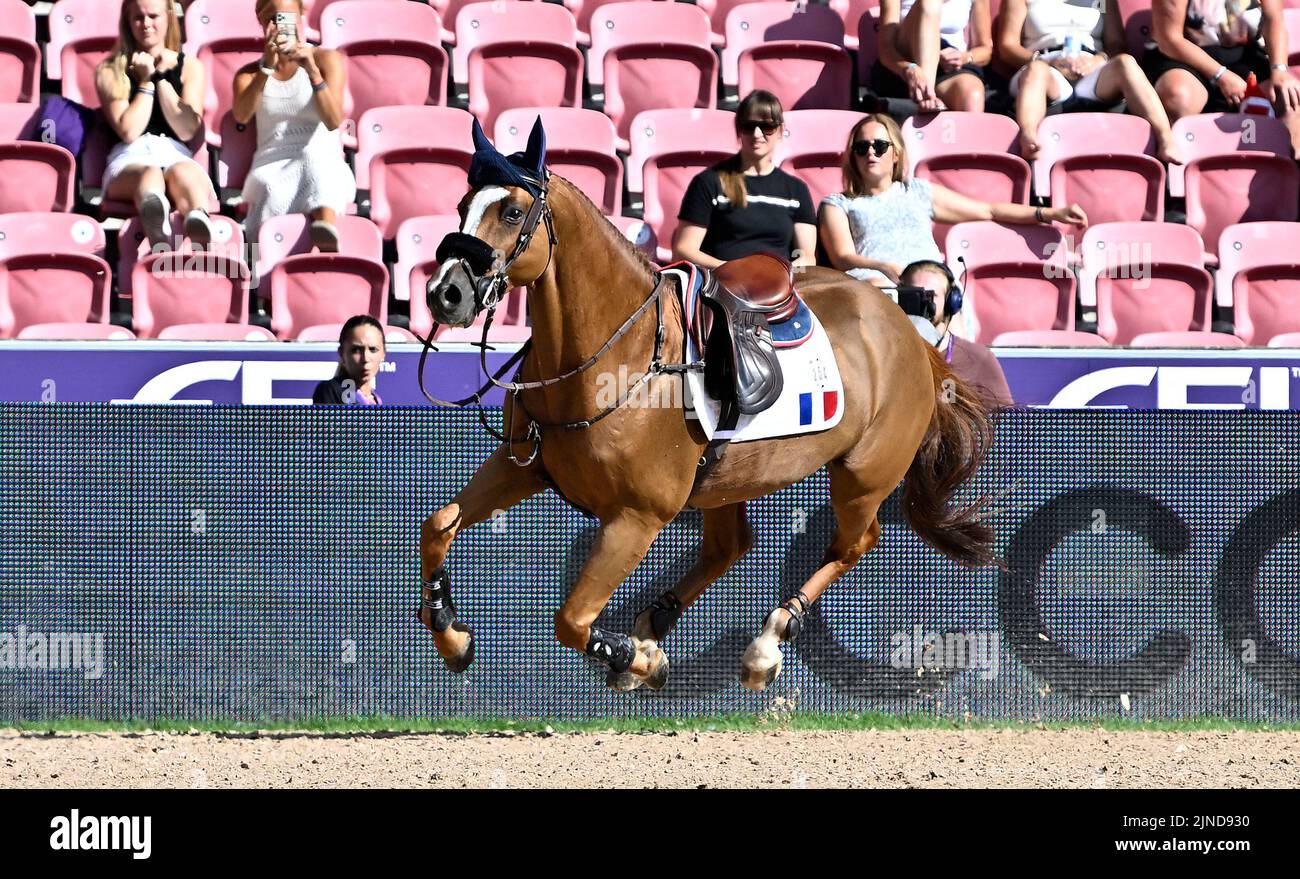 Herning, Denmark. 10th Aug, 2022. World Equestrian Games. Stables ...