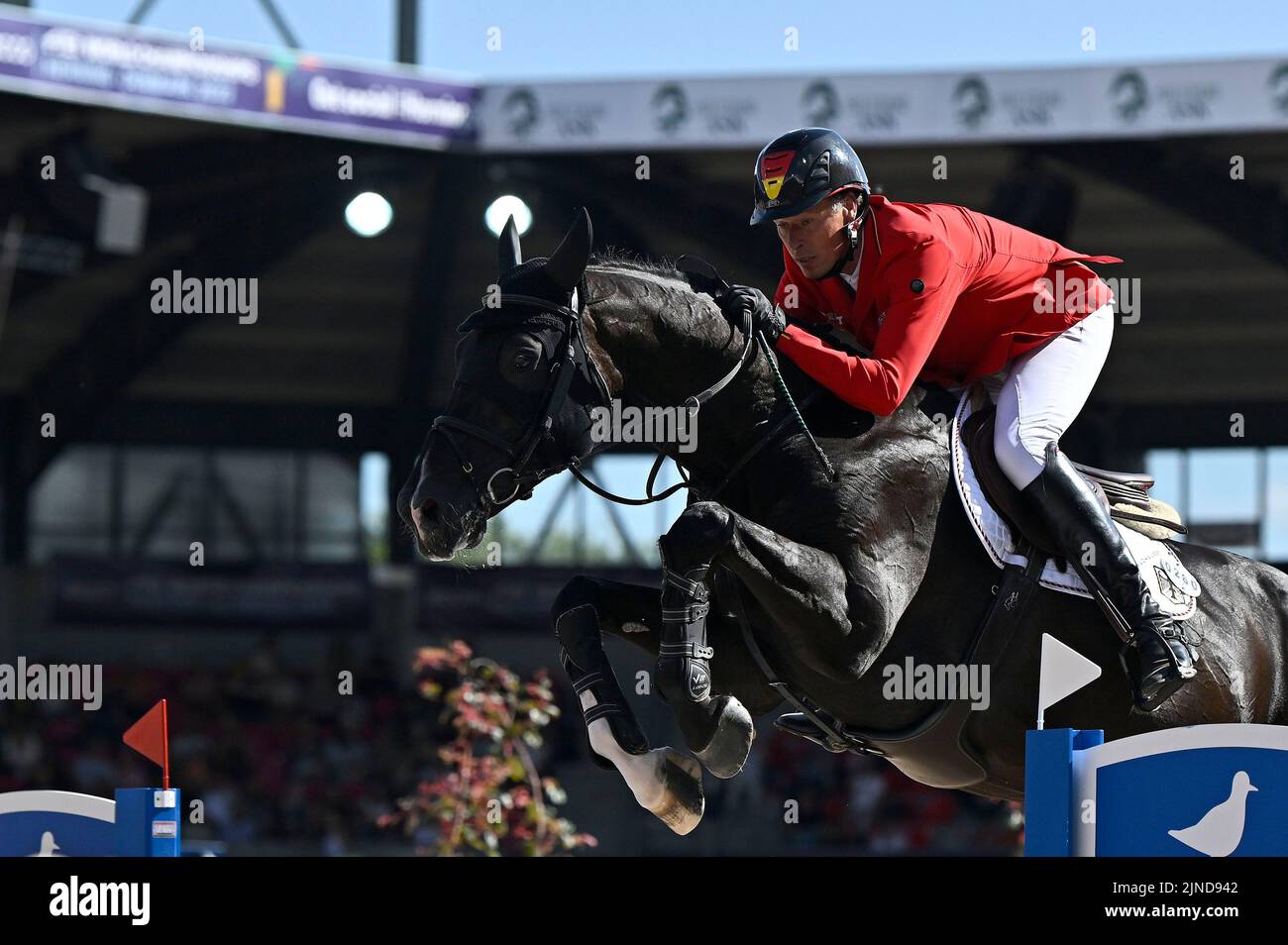 Herning, Denmark. 10th Aug, 2022. World Equestrian Games. Stables ...