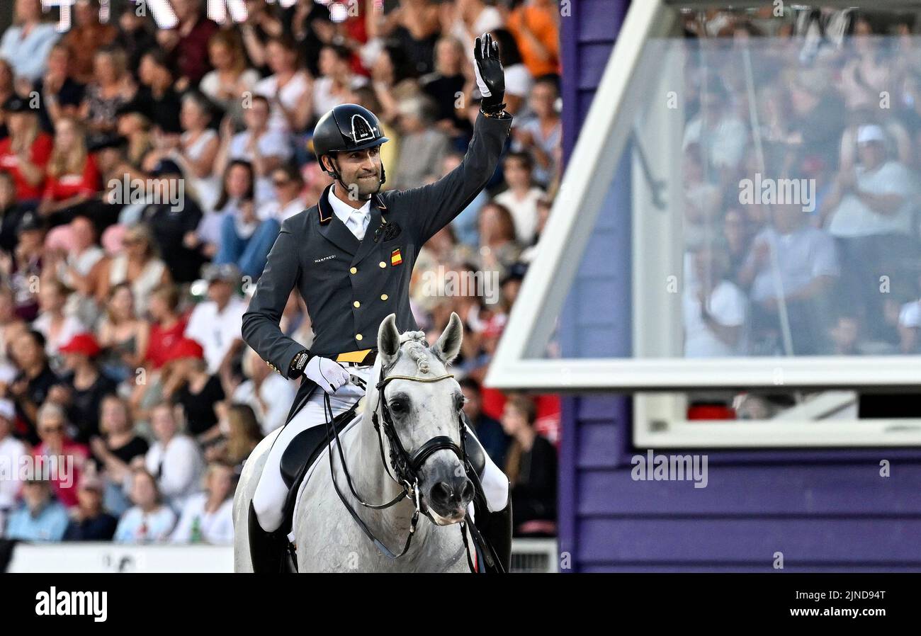 Herning, Denmark. 10th Aug, 2022. World Equestrian Games. Stables ...