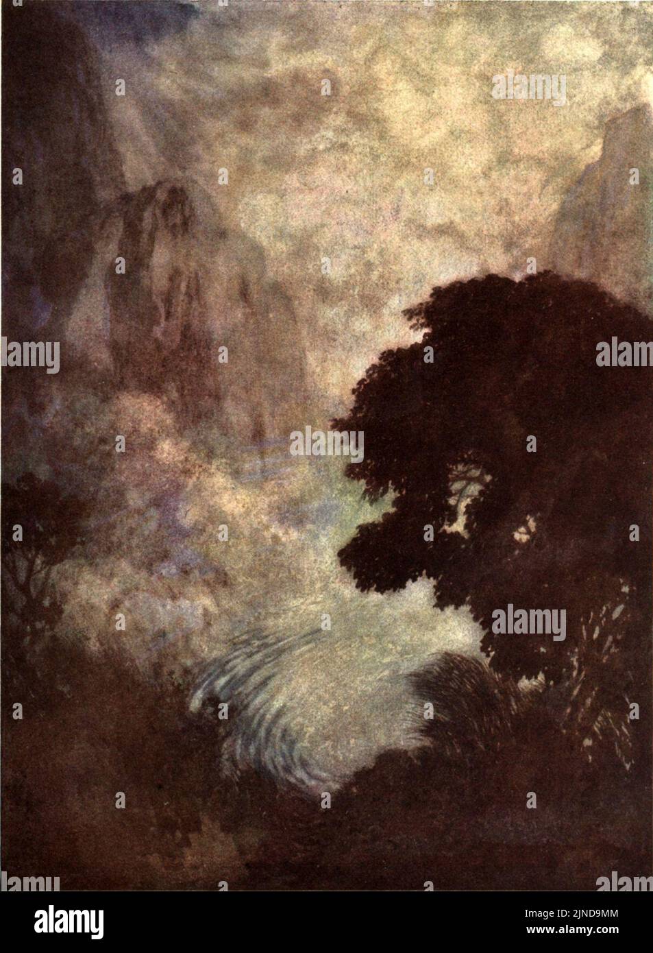 The bells and other poems - color plate 21 Stock Photo - Alamy