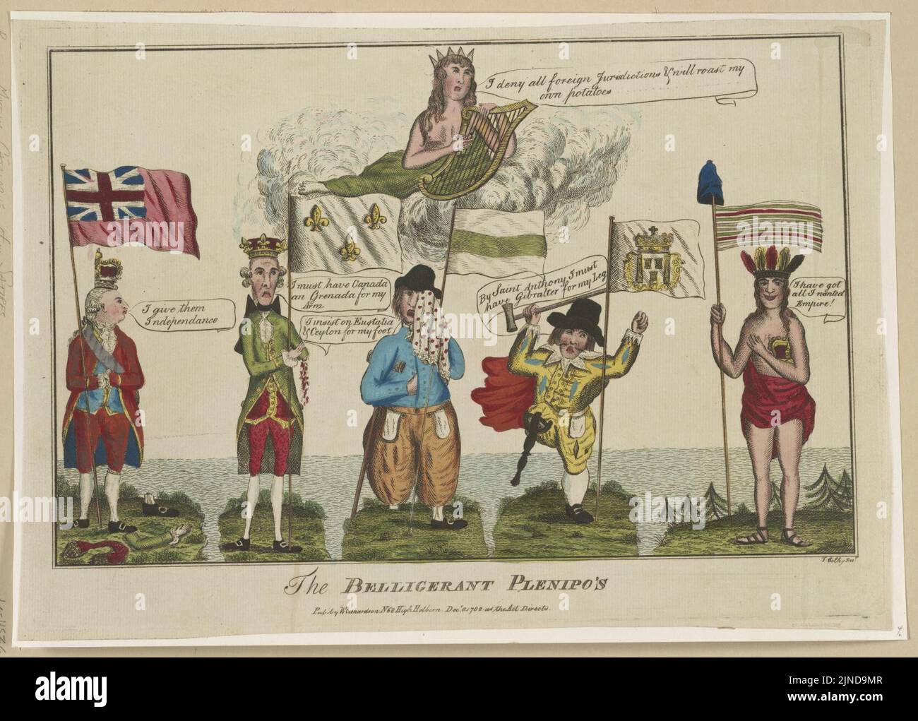 The belligerent plenipo's - T. Colley, fect Stock Photo - Alamy