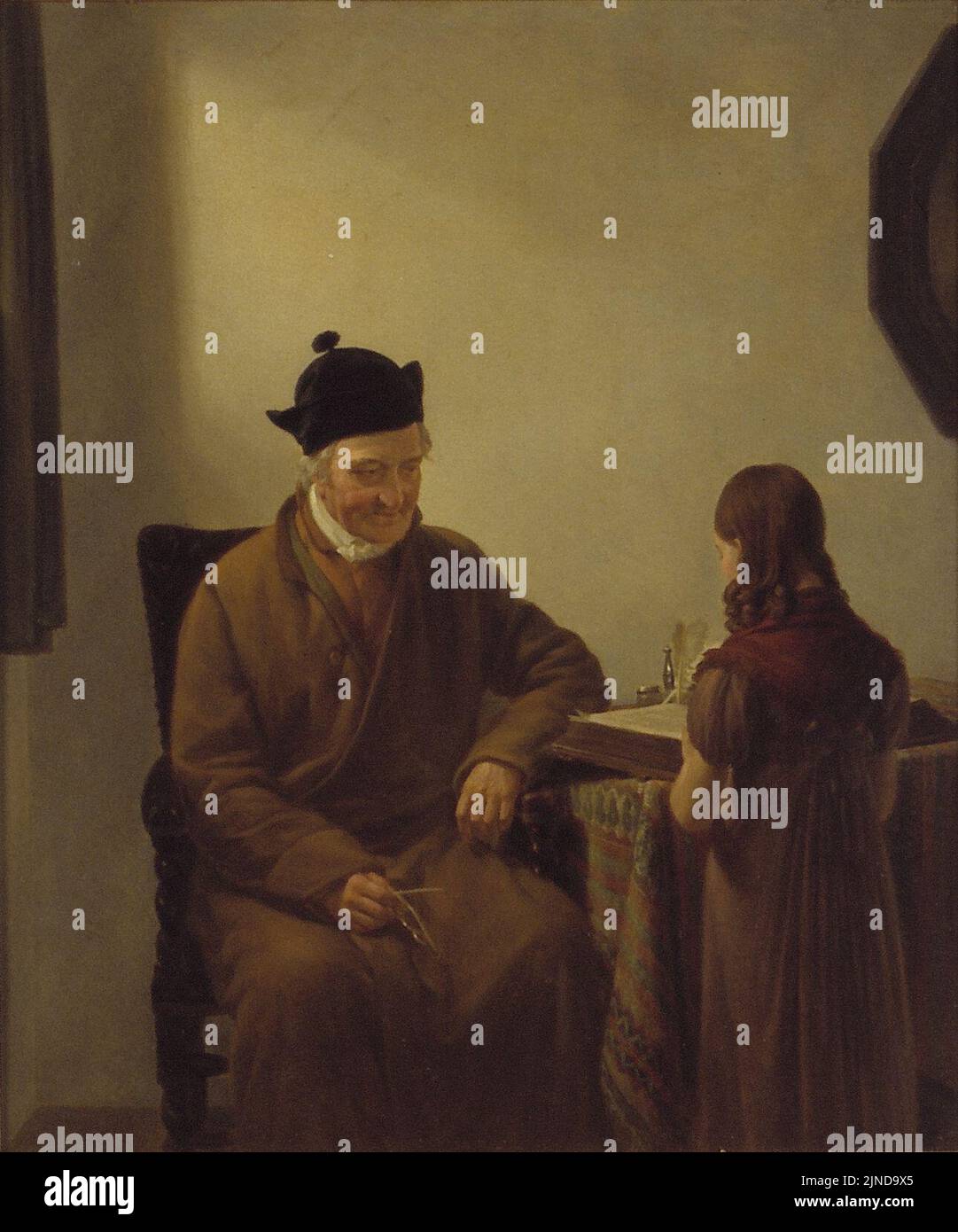 The Bible Reading by George Adam Schmidt Rijksdienst voor het Cultureel ...