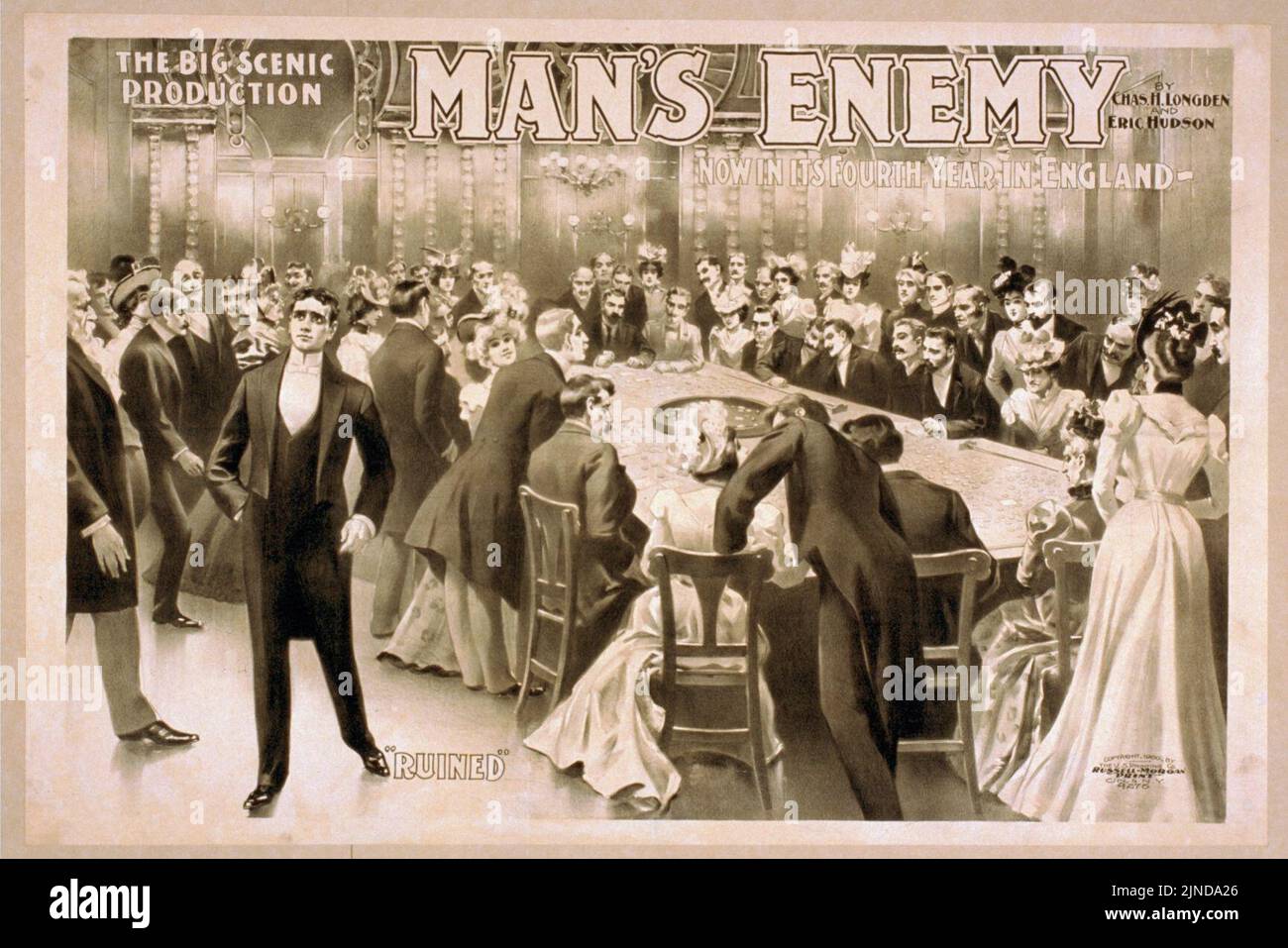 The big scenic production, Man's enemy by Chas. A. Longdon & Eric ...