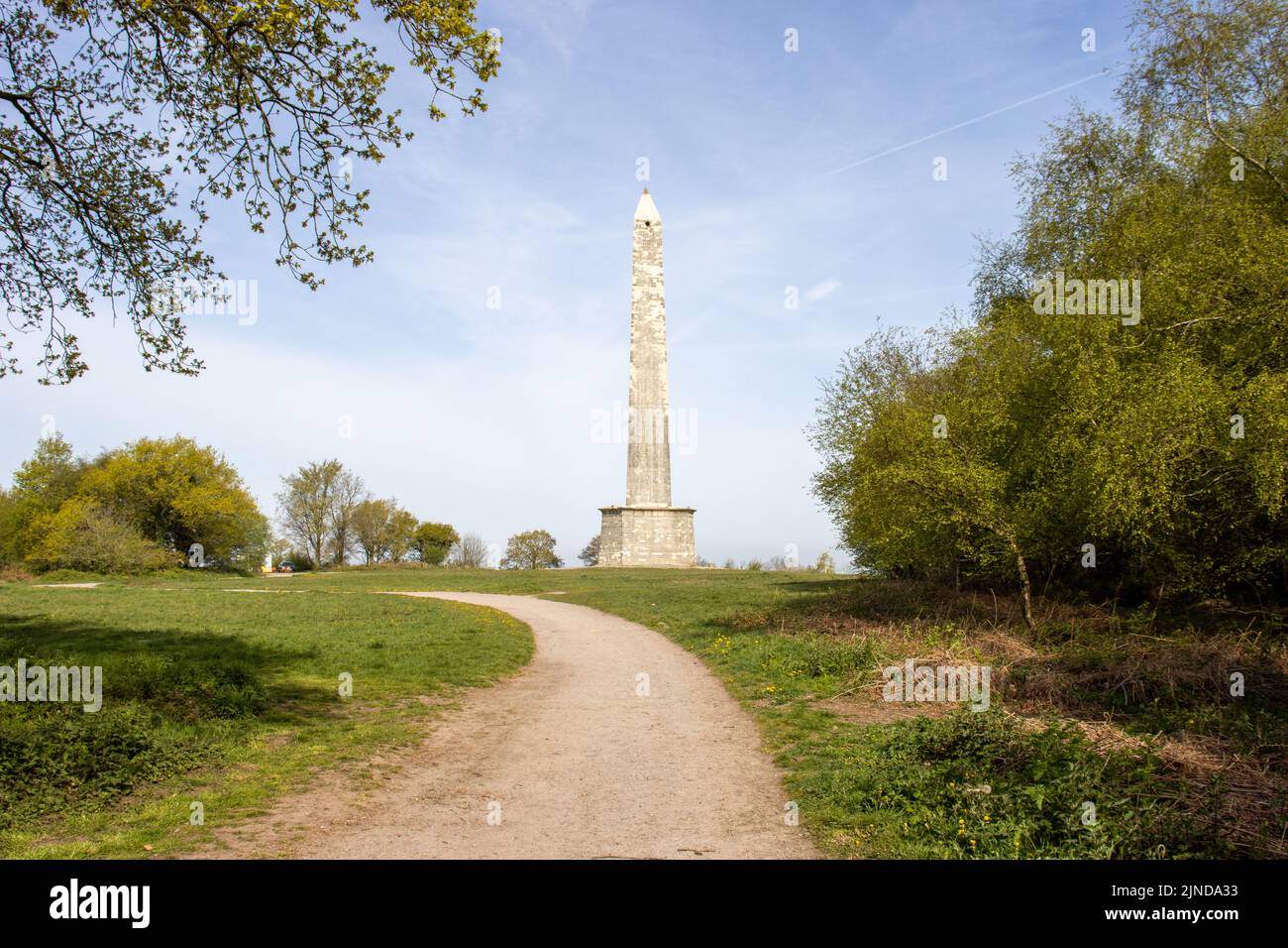 WELLINGTON, UK - APRIL 30, 2022 the Wellington Monument the tallest ...