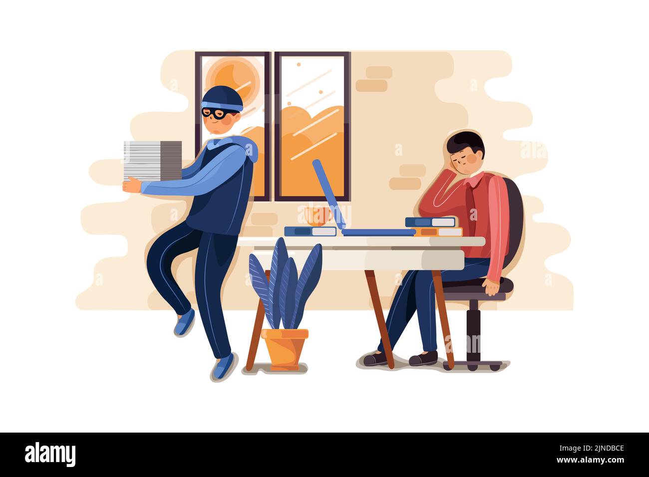 Business Finance Illustration concept. Flat illustration isolated on ...