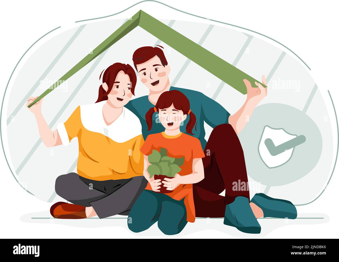 Insurance Service Illustration concept. Flat illustration isolated on ...