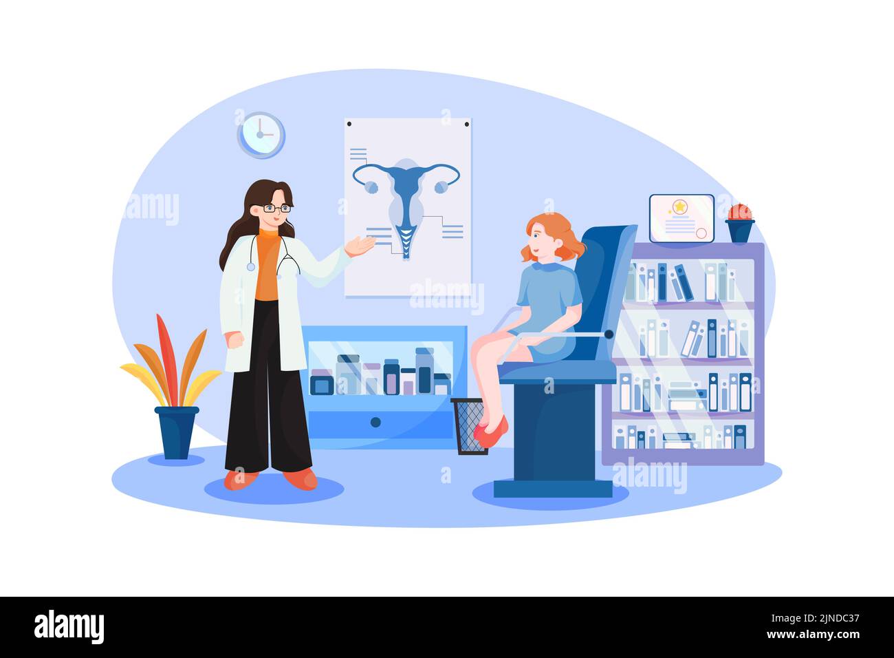 Medical Illustration concept. Flat illustration isolated on white ...