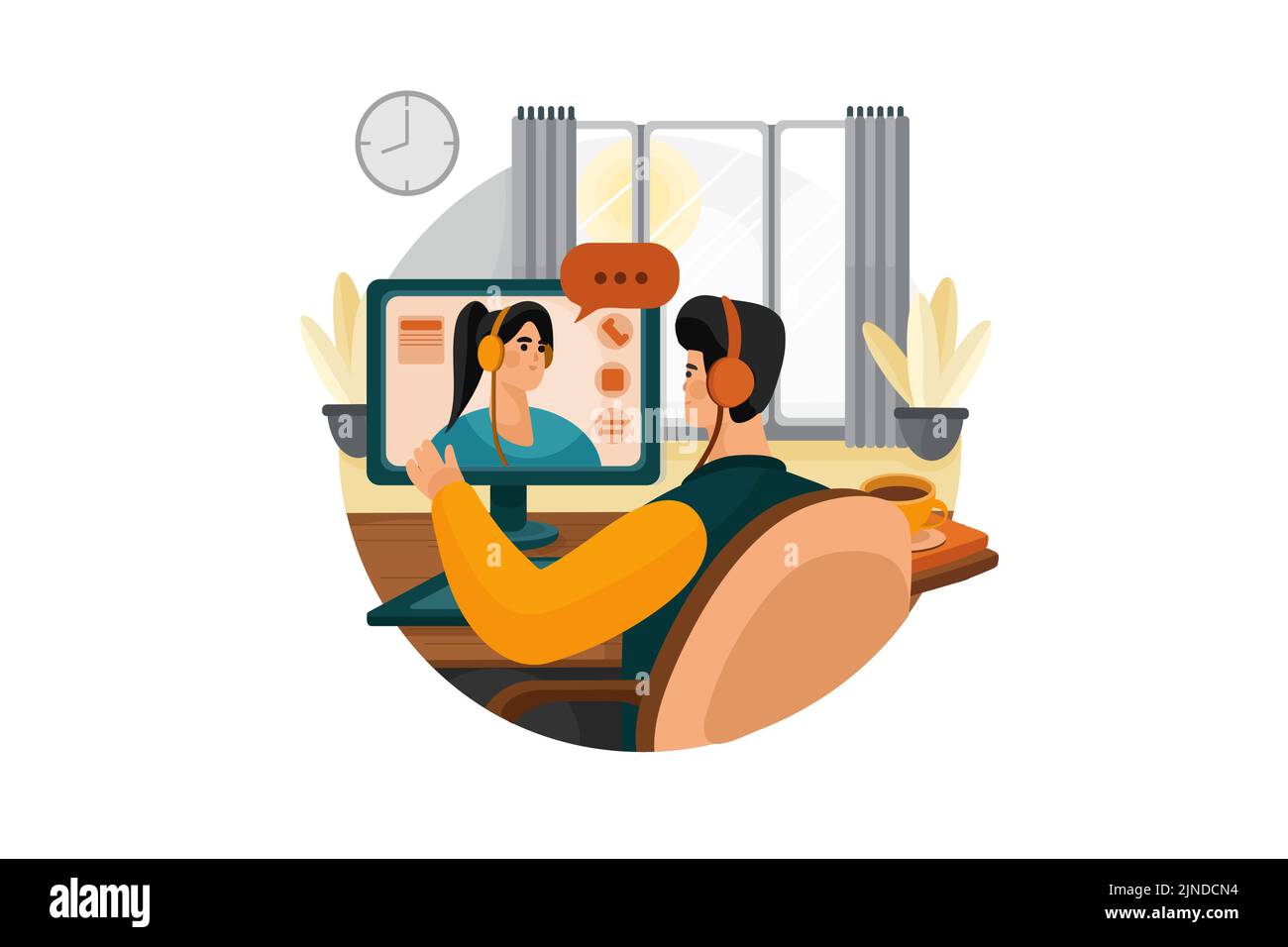 Recruitment Illustration concept. Flat illustration isolated on white ...