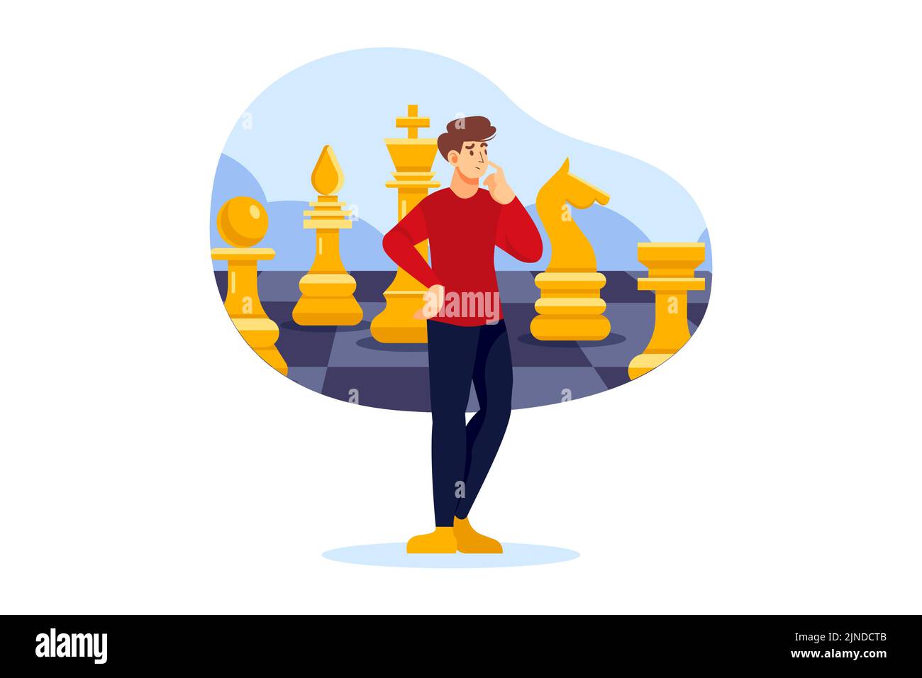 Business Finance Illustration concept. Flat illustration isolated on ...