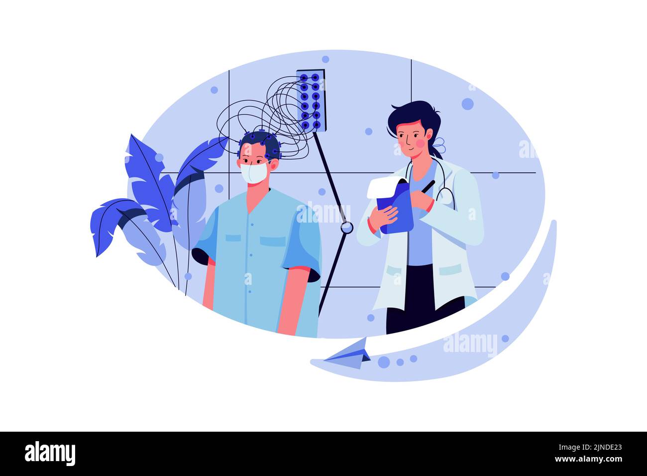 Medical concept on ultrasound Cut Out Stock Images & Pictures - Alamy