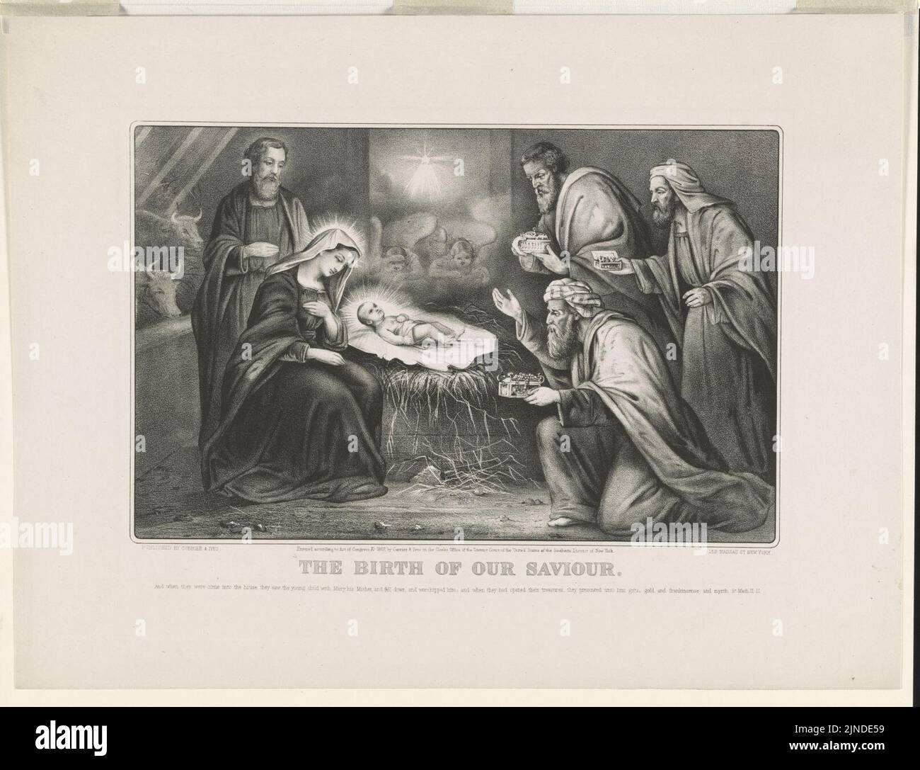 The birth of our saviour Stock Photo - Alamy
