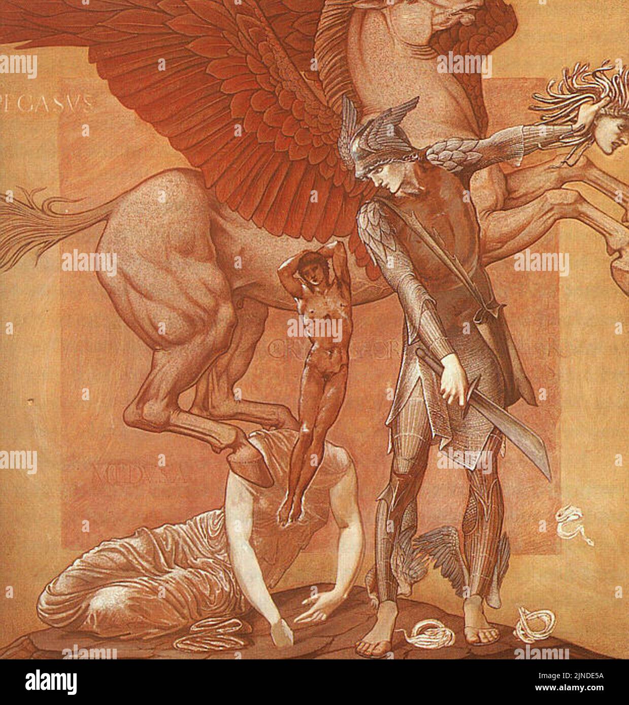 The Birth of Pegasus and Chrysaor 1876-1885 Edward Burne-Jones Stock Photo - Alamy