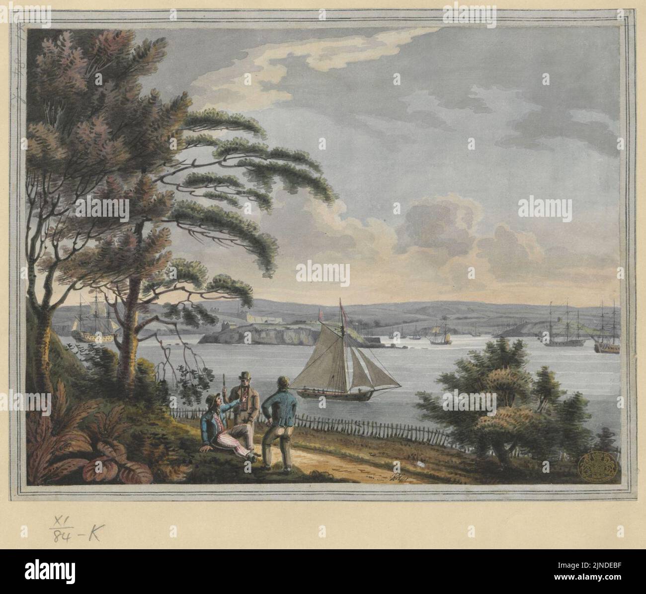 The BL King’s Topographical Collection - View of Drake Island, the ...