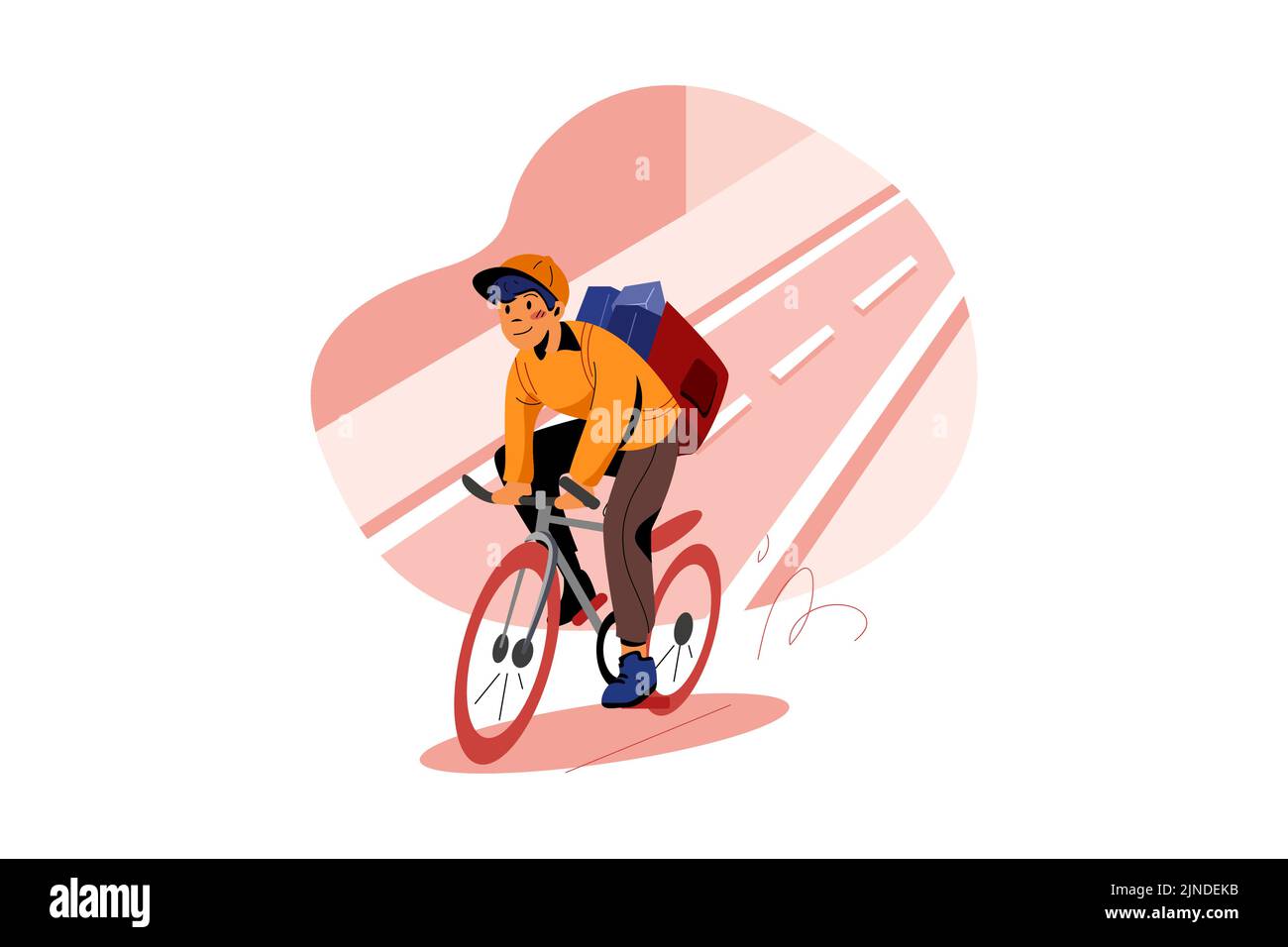 Delivery Package Illustration concept. Flat illustration isolated on ...