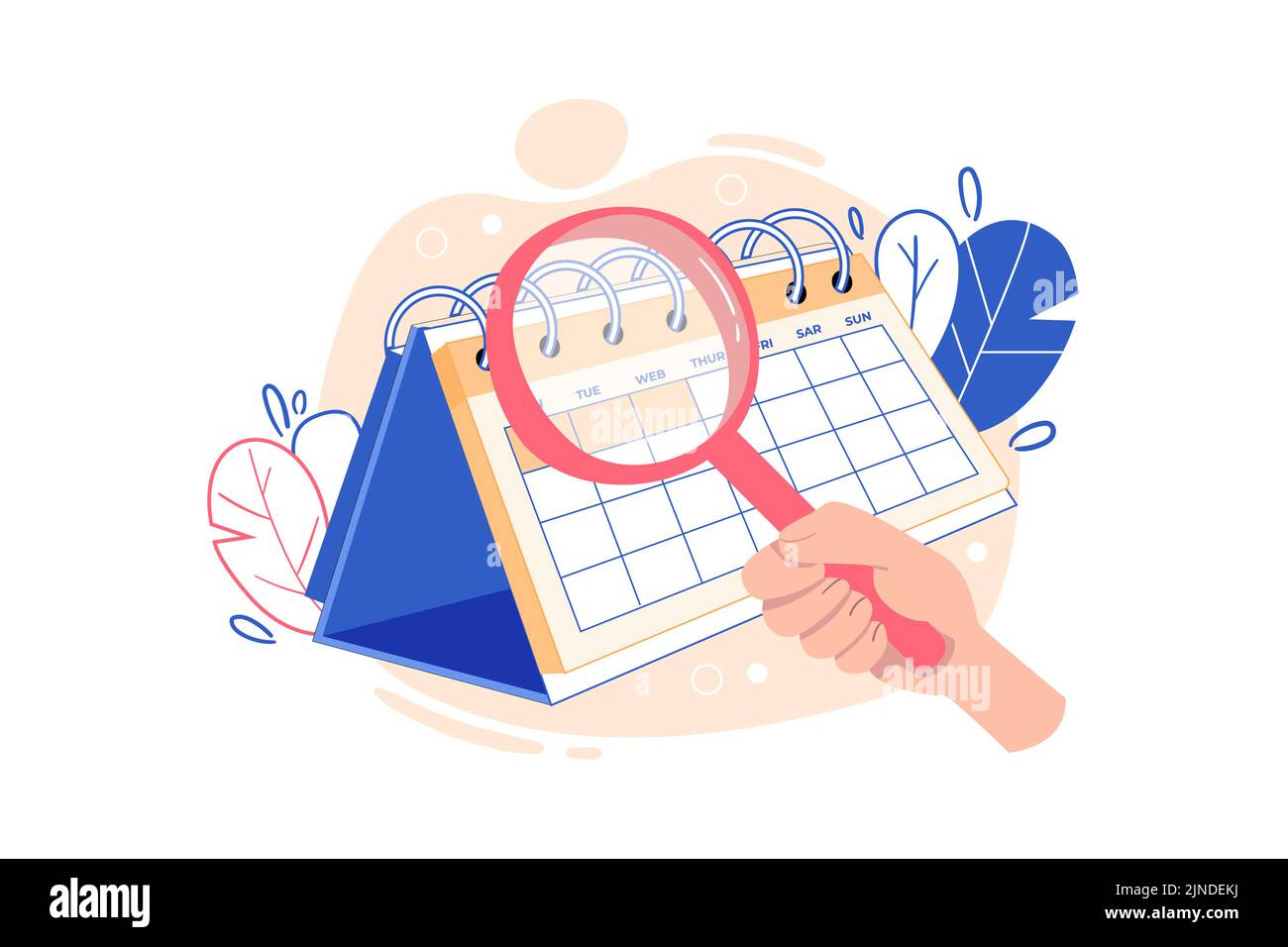 Appointment Illustration concept. Flat illustration isolated on white ...